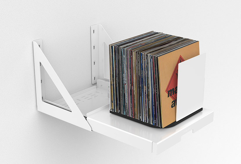 The Toneoptic rpm rotating vinyl record storage furniture display